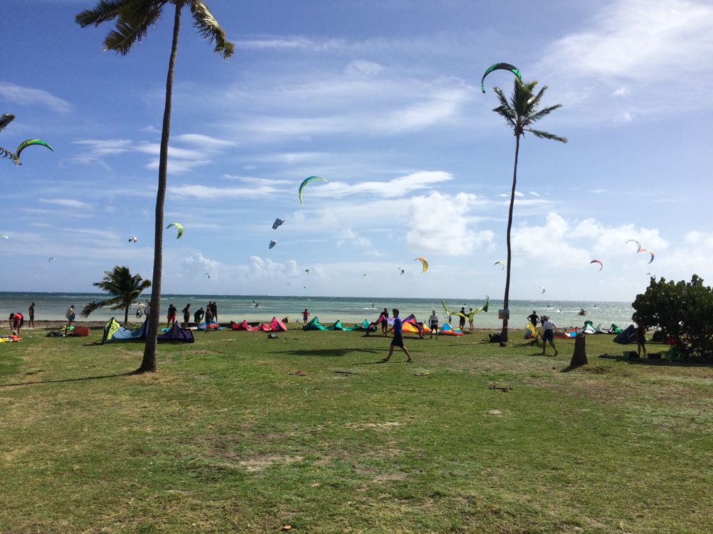Spot de kitesurf en Martinique, la Pointe Faula au Vauclin